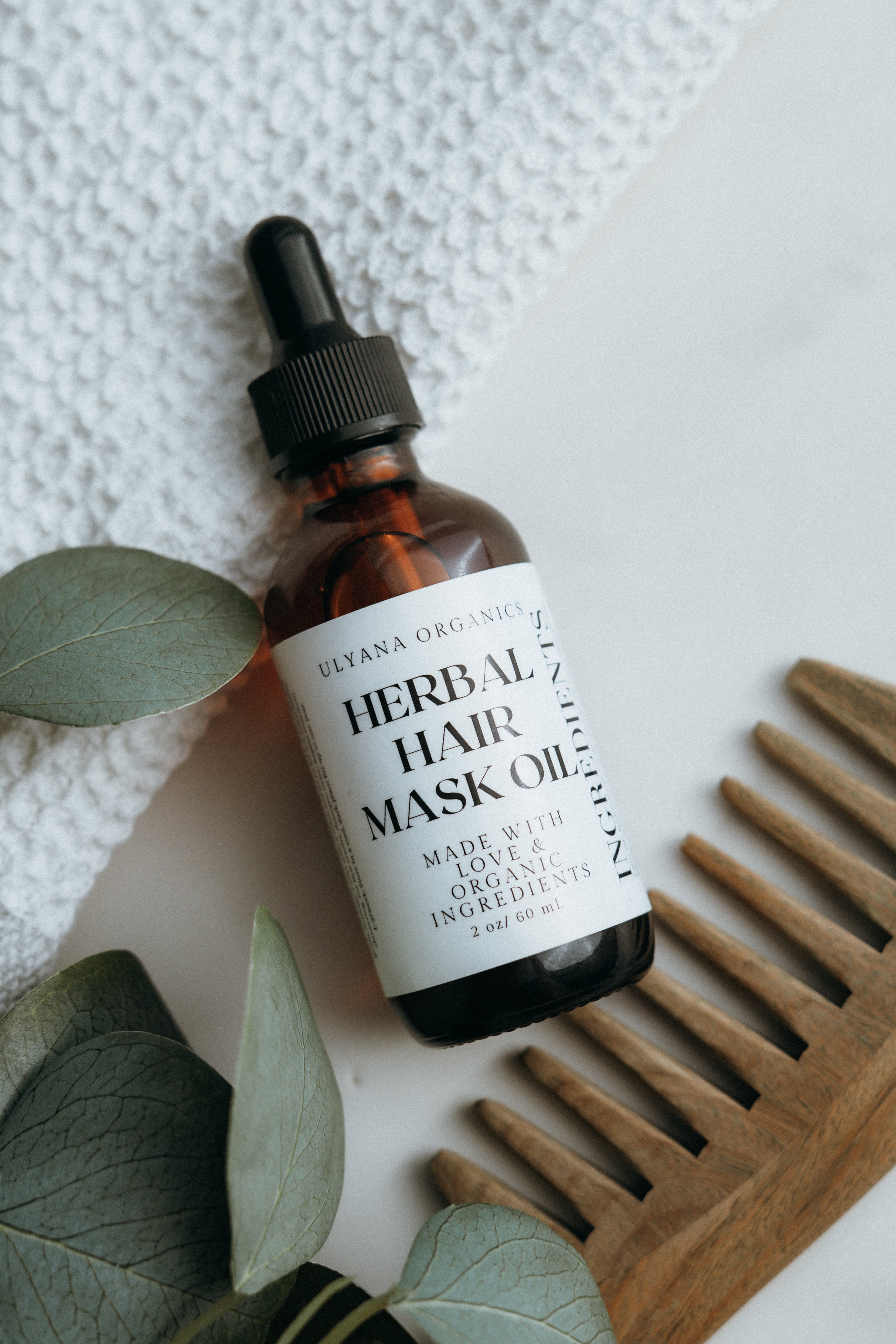 Herbal Hair Mask Oil – Ulyana Organics